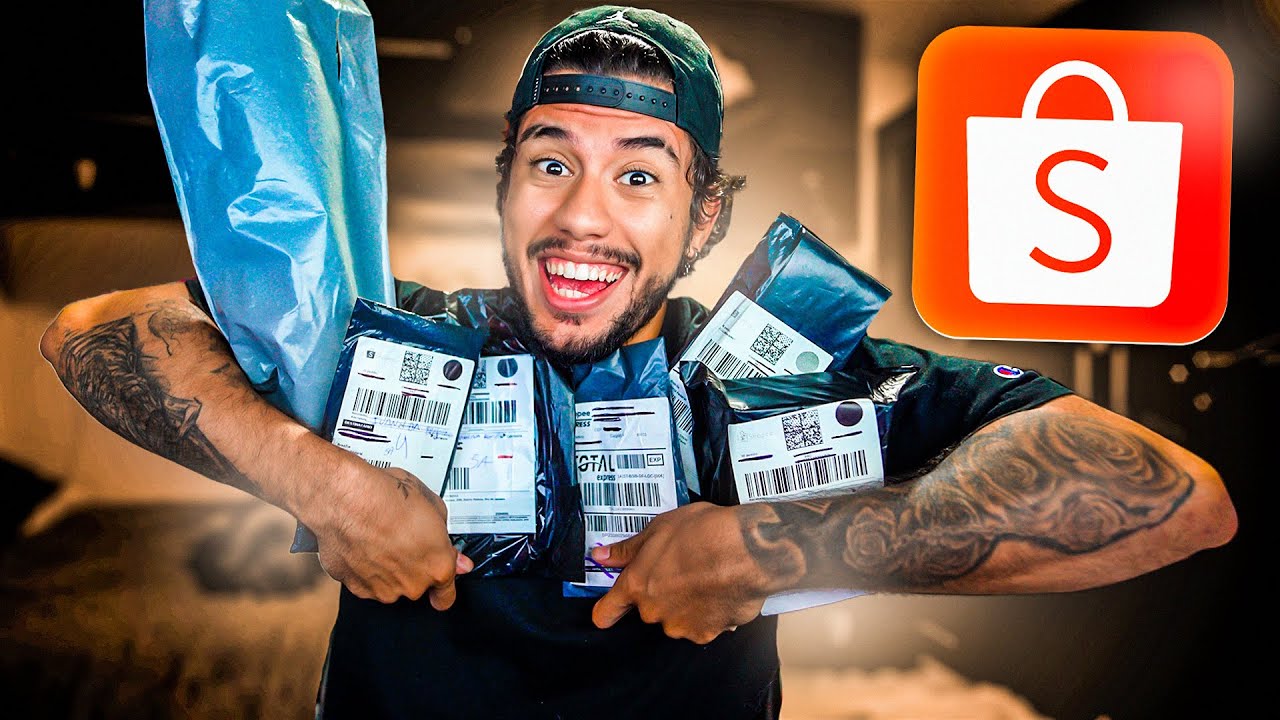 ABRINDO MINHAS COMPRAS DA SHOPEE (PARTE 11) - YouTube
