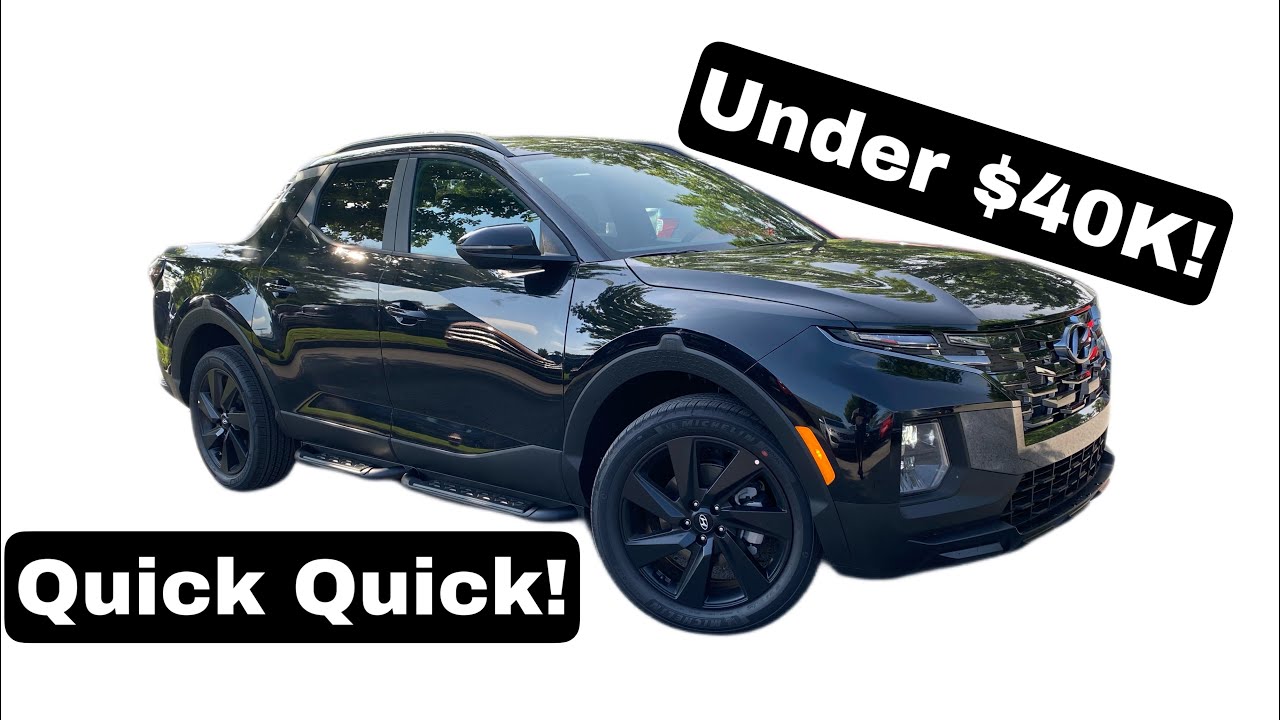2024 Hyundai Santa Cruz Night AWD 2.5T POV Test Drive & Review - YouTube