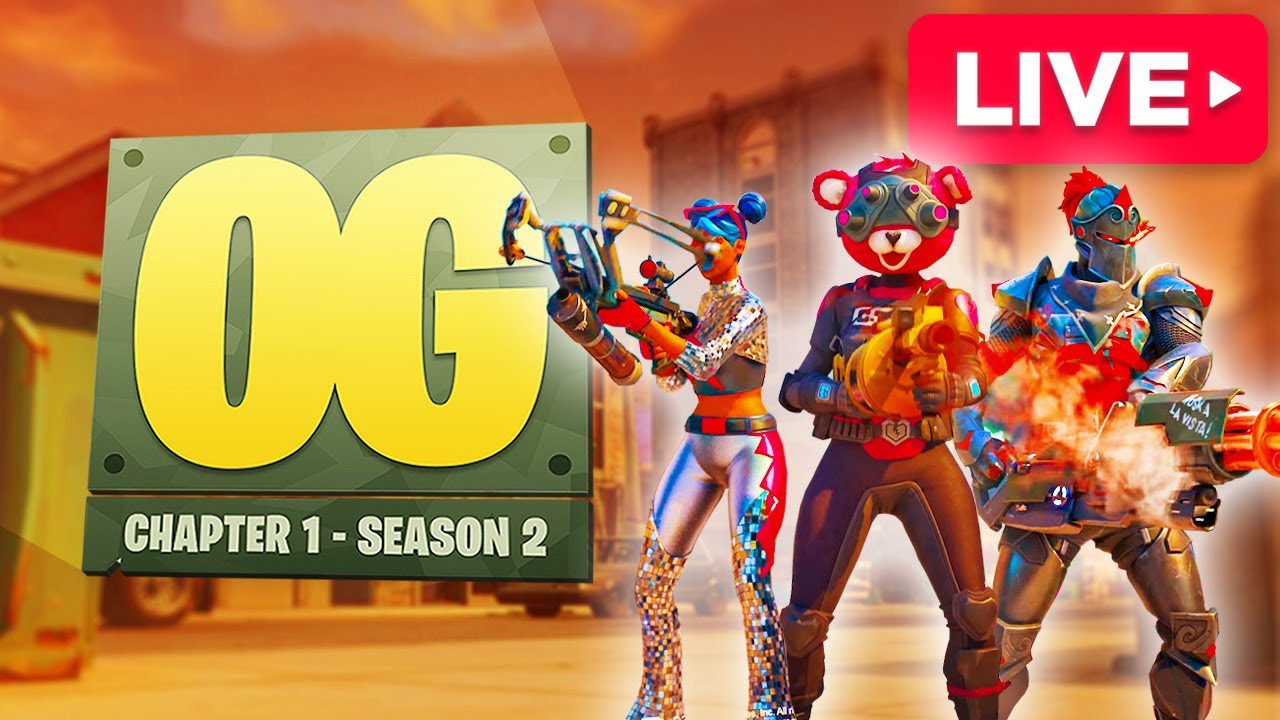 *LIVE* FORTNITE OG SEASON 2 COUNTDOWN I OG MAP, OG PASS AND MORE! - YouTube