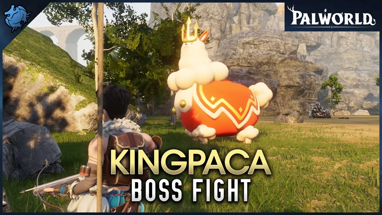 Palworld - Kingpaca Boss Fight - YouTube