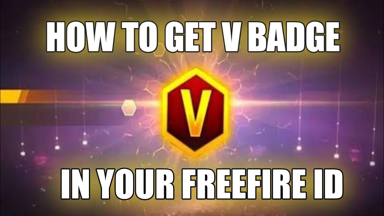 How To Get V Badge In Freefire Id.#plusjunior #vbadge . v badge in my ...