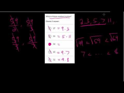 Identify Prime Numbers: Practice - YouTube