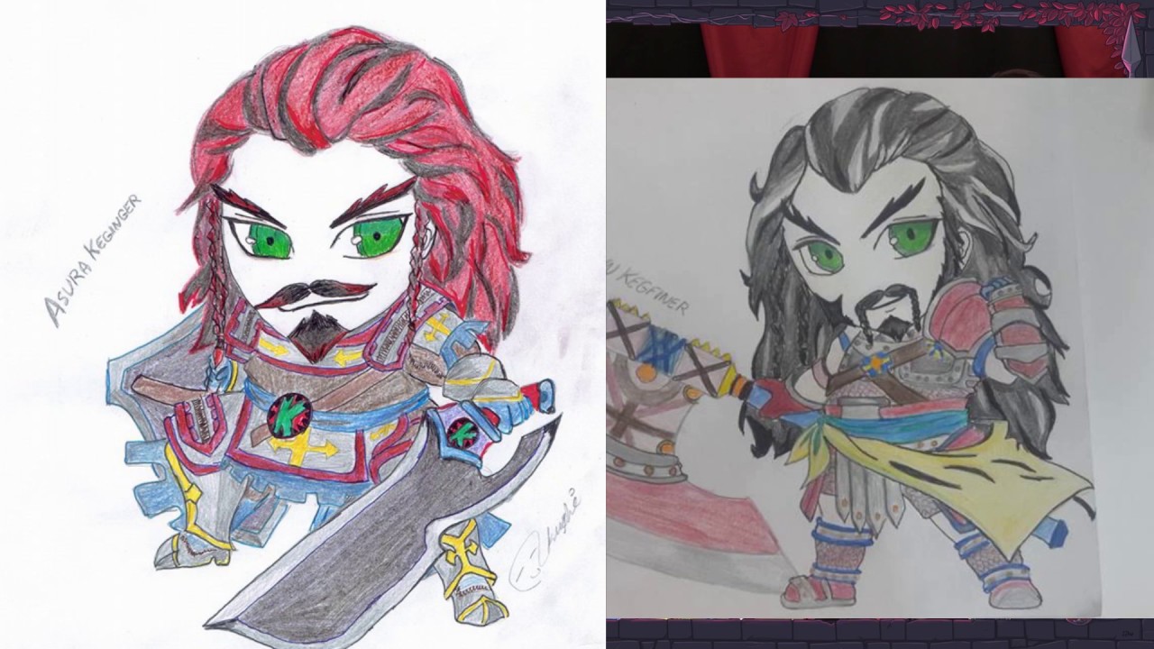 Fanart and Dinner! = Charisma Plus: EP 9 Dungeons & Dragons - YouTube