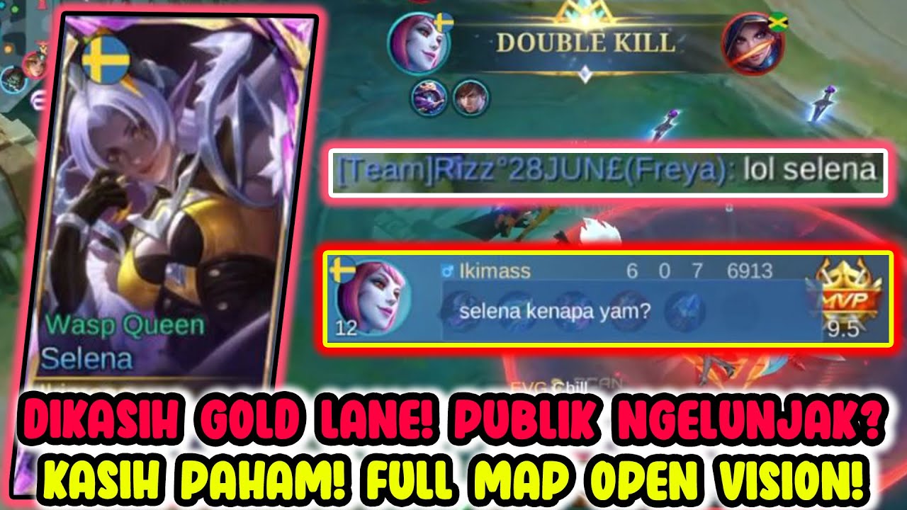 Cara Mengcounter Natalia Dengan Selena! Cara Menjadi Roamer Map Full ...