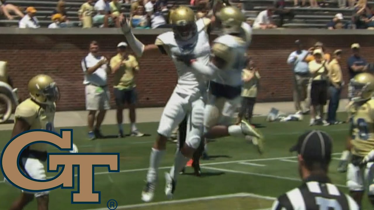 Georgia Tech Yellow Jackets Football Spring Game Highlights (2016 ...