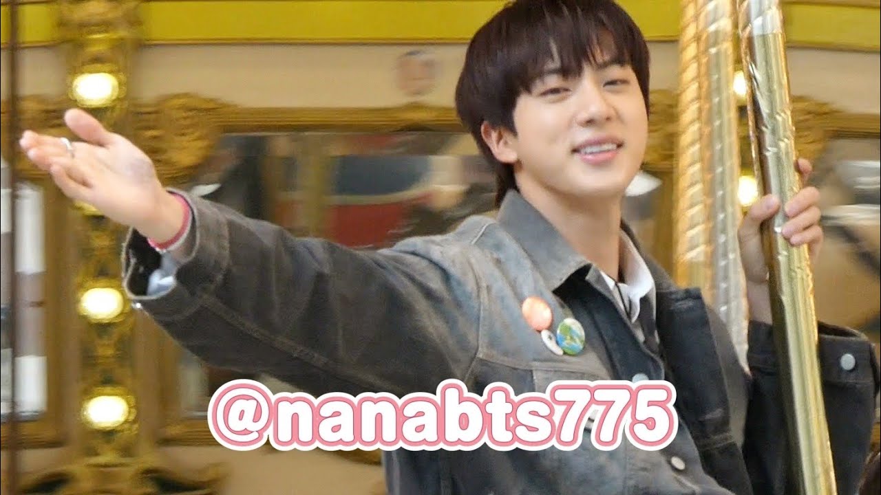 🌈BTS Jin gave me a blowing KISS🌠ジンくんのソンキスいただいた件🌟 - YouTube