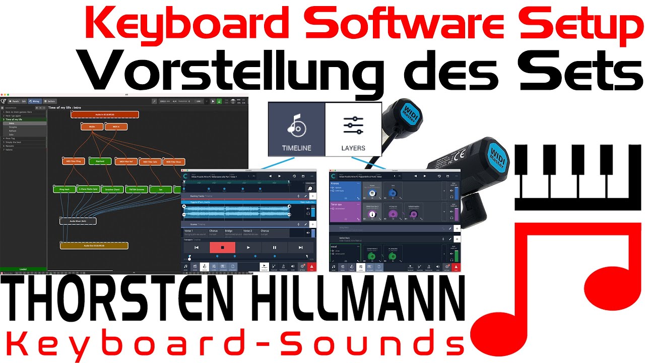 Vorstellung Live Keyboard Setup, Rig, Software Setup und Hardware - YouTube