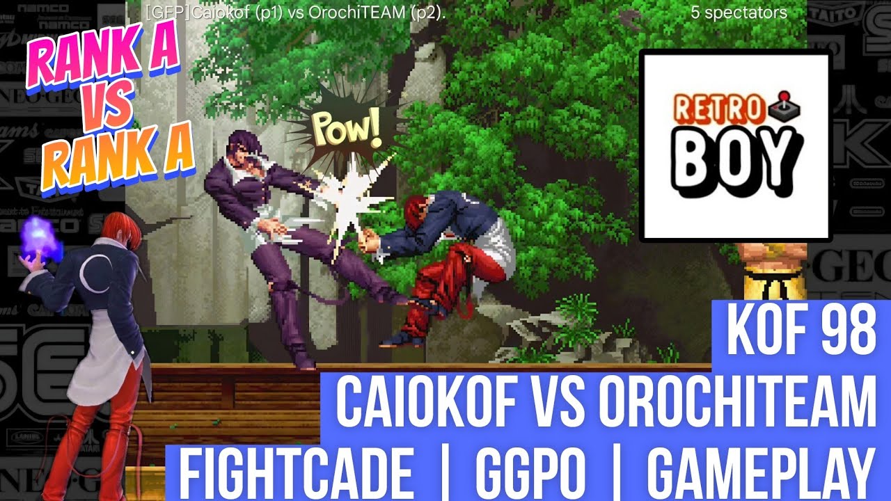 Kof 98 [GFP]Caiokof Vs OrochiTEAM | Fightcade | ggpo | Gameplay | GGPO ...