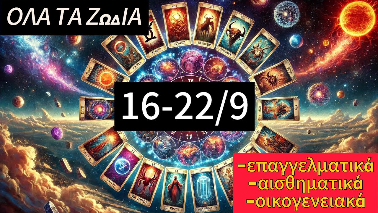 ♠️ΕΒΔΟΜΑΔΑ 16-22/9 ΤΑΡΩΠΡΟΒΛΕΨΕΙΣ #manos_tarot #tarot #provlepseis # ...