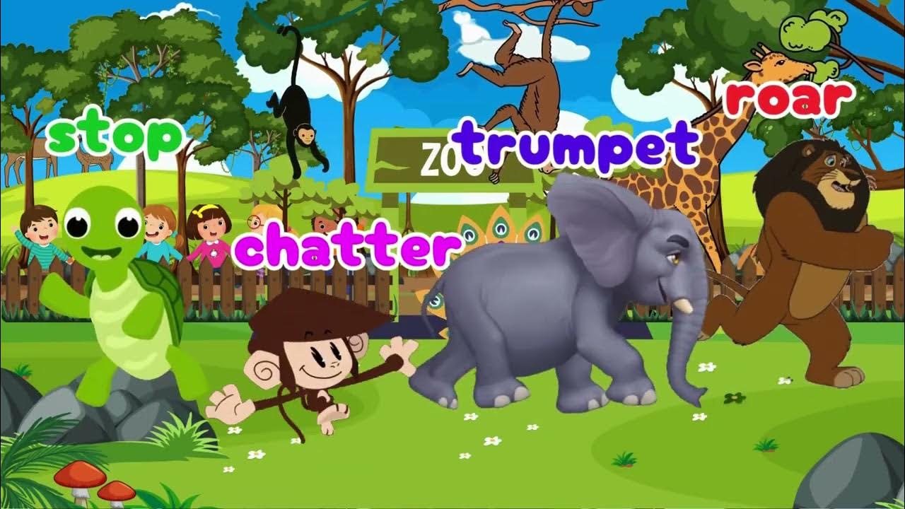 ABC Phonics | Zoo, Safari Animal | Animal Sounds Song for Kids | Giggles and Toons - YouTube