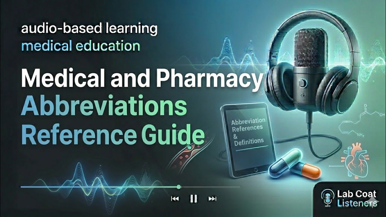 Medical and Pharmacy Abbreviations Reference Guide (Audio Book) - YouTube