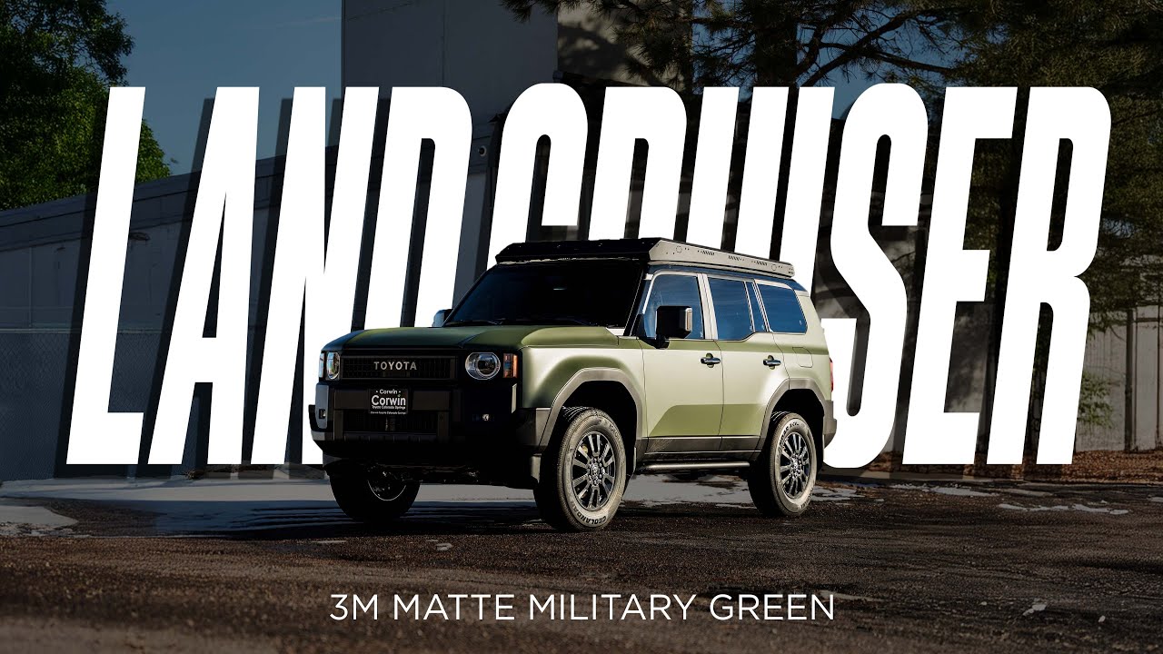 MATTE MILITARY GREEN 2025 TOYOTA LAND CRUISER | 4K | - YouTube