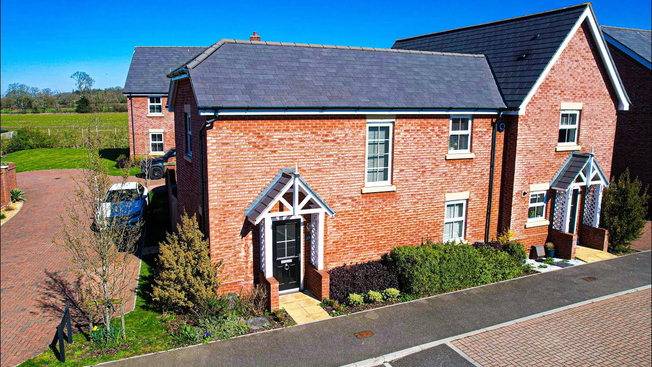 Drone Flight Over Our Semi-Detached Property In The Semi Rural Area Of ...