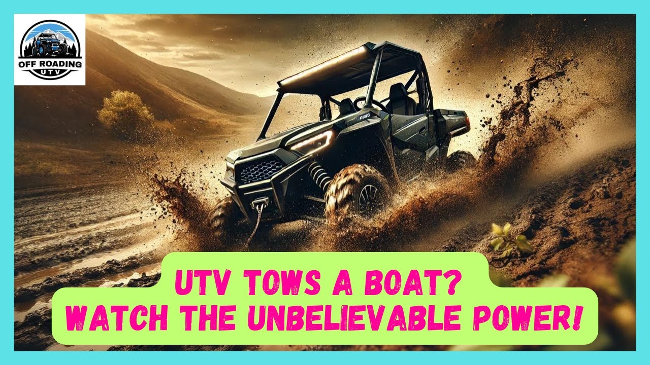 UTV TOWS A BOAT? WATCH UNBELIEVABLE POWER | SIDE-BY-SIDE TOWING BOAT ...