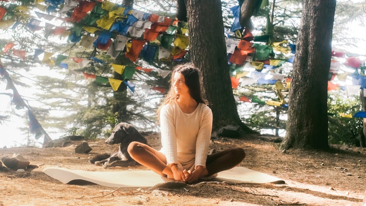 Soft Yoga in the Mountains (India) | Guided Class - YouTube