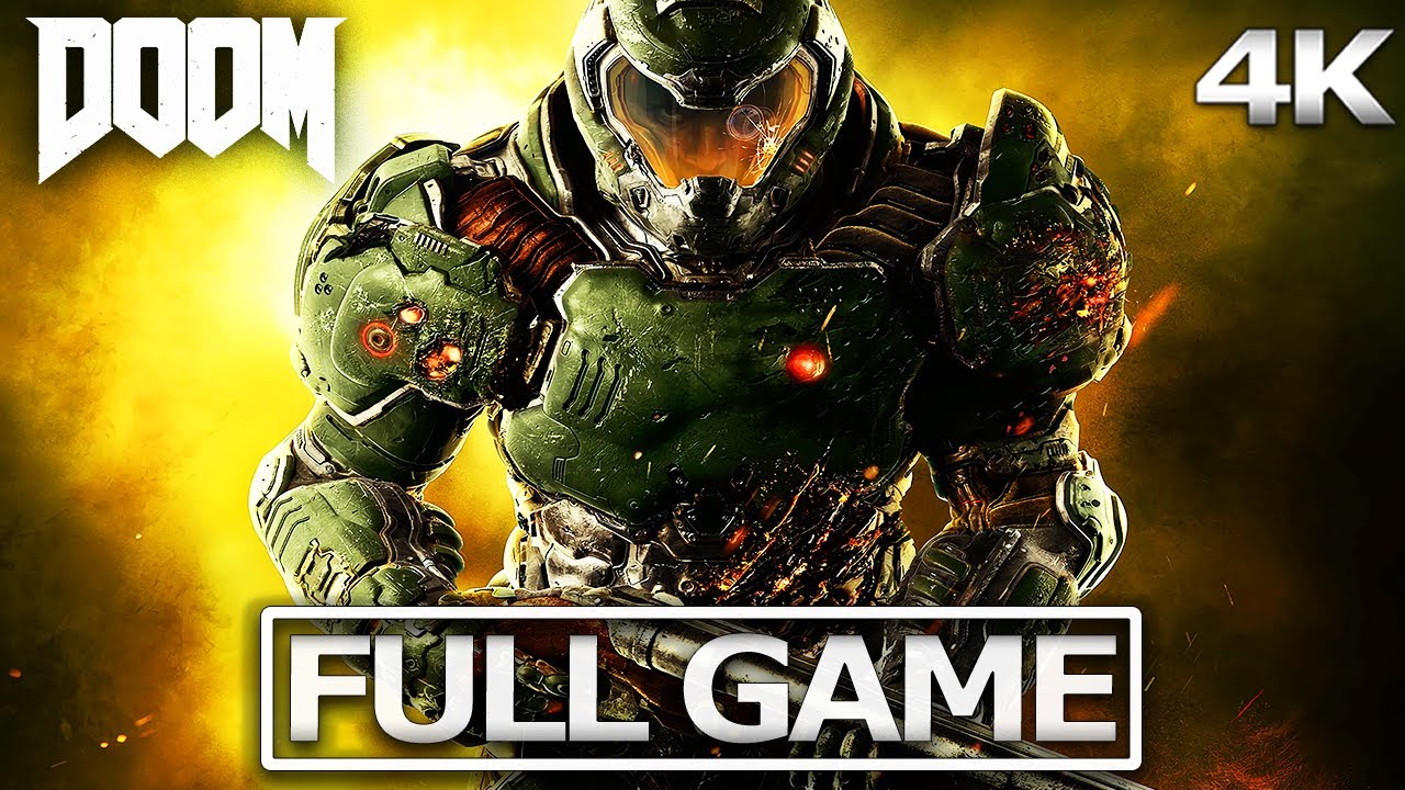 DOOM (2016) Full Gameplay Walkthrough / No Commentary【FULL GAME】4K ...