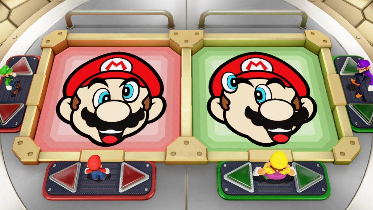 Super Mario Party Minigames - Making Faces - YouTube