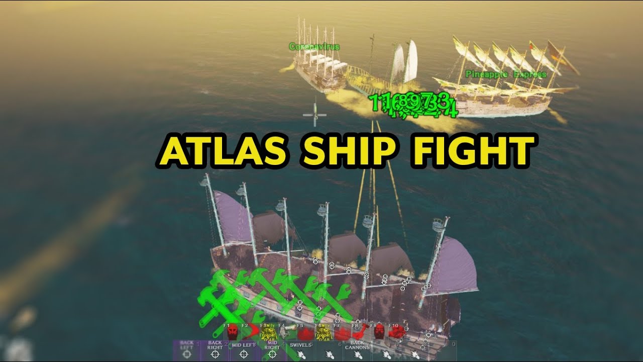 Atlas Ship PvP compilation VS 1UP, La Flota del Terror & See You ...