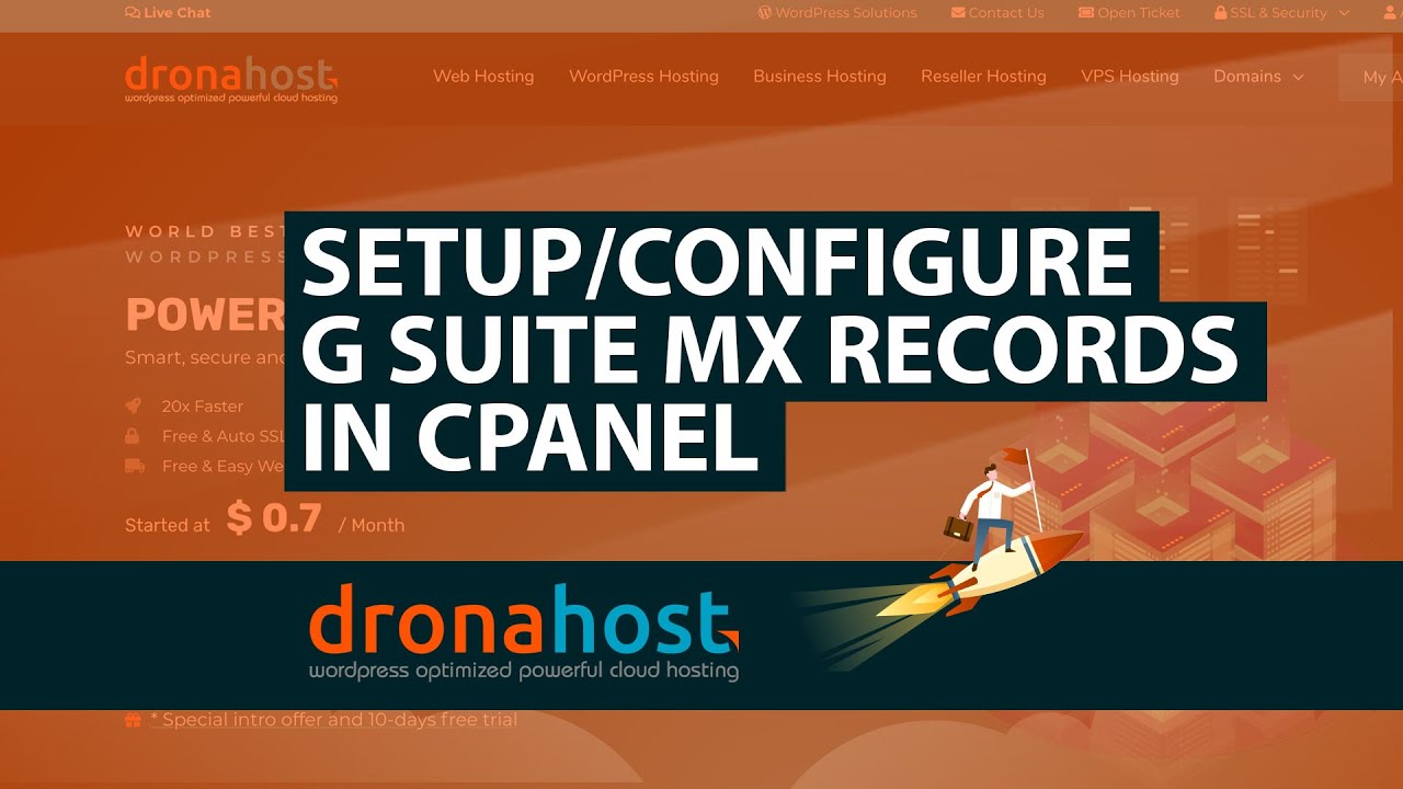 Setup/Configure Google G Suite Mx Records in cPanel 2020 - YouTube