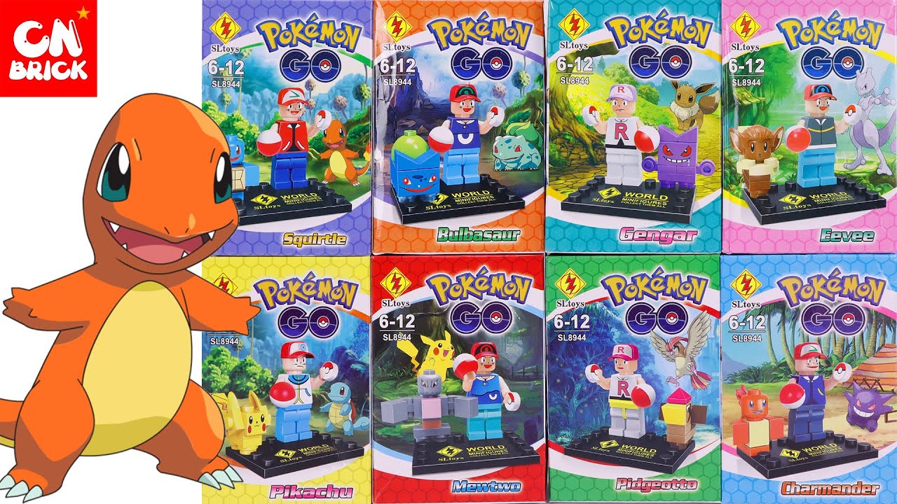Unoffical LEGO POKEMON MINIFIGURE SET SLTOYS SL8944 UNOFFICAL LEGO ...