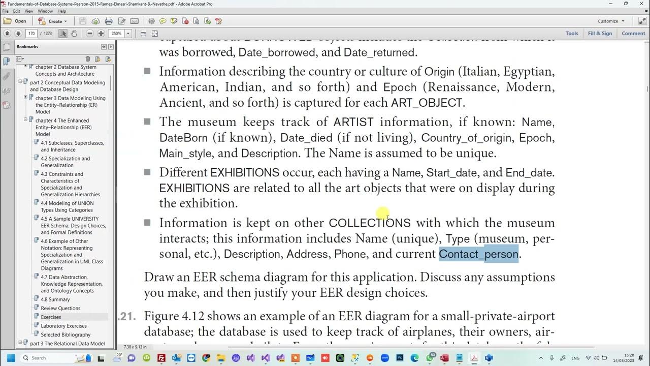 Enhanced ERD Example Part 2 - YouTube