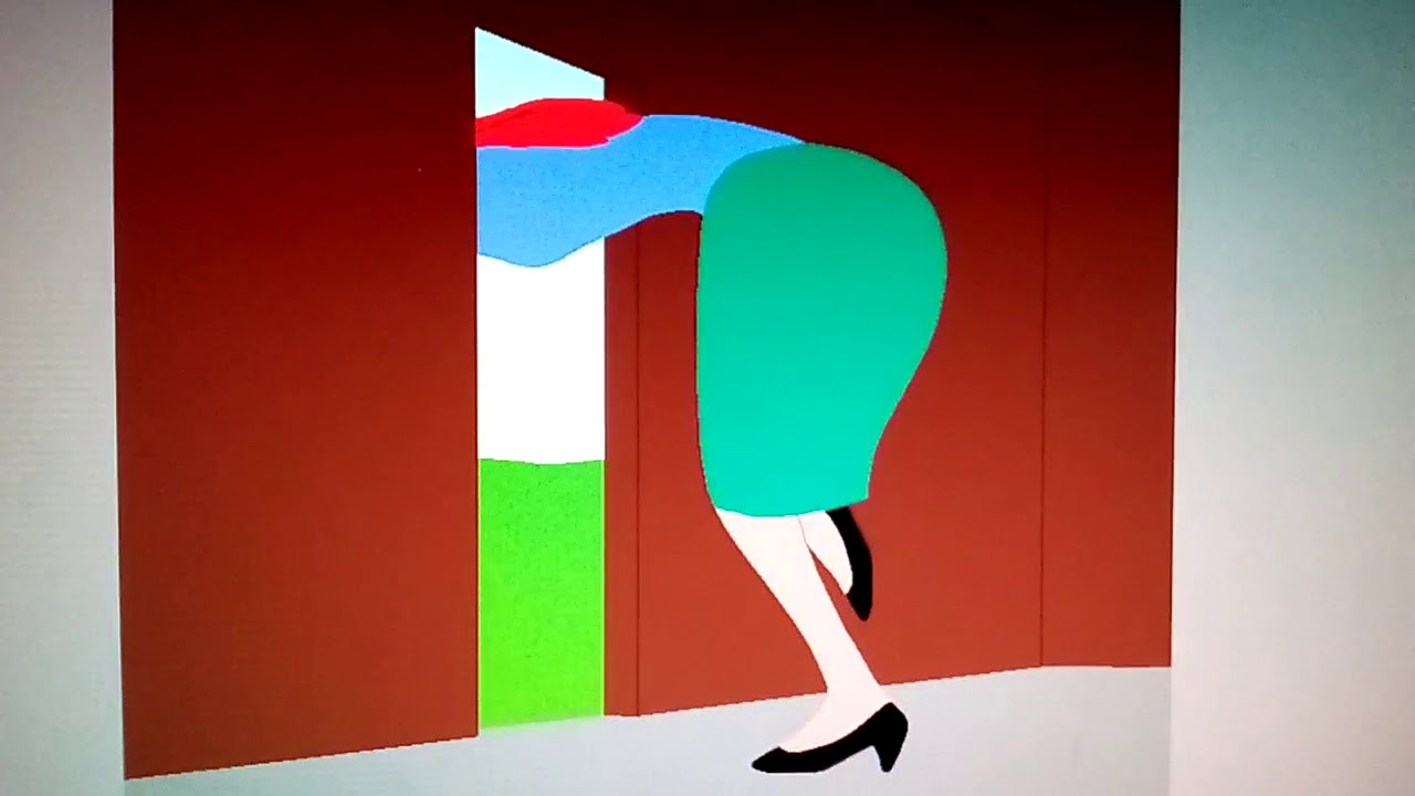 ARIEL BUTT STUCK IN DOOR HOLE - YouTube