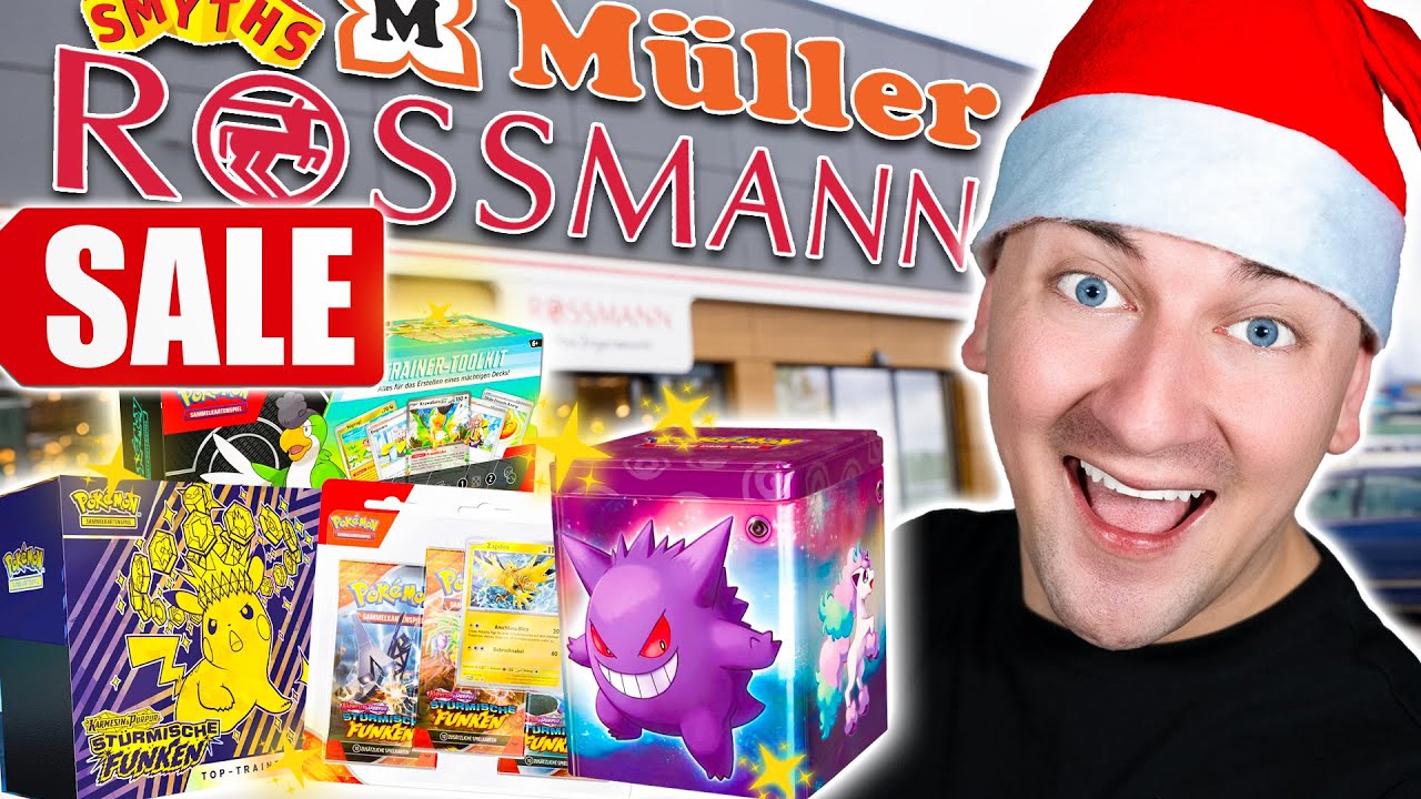 Die BESTEN Pokémon Weihnachts-DEALS bei ROSSMANN, Müller und Smyth Toys ...