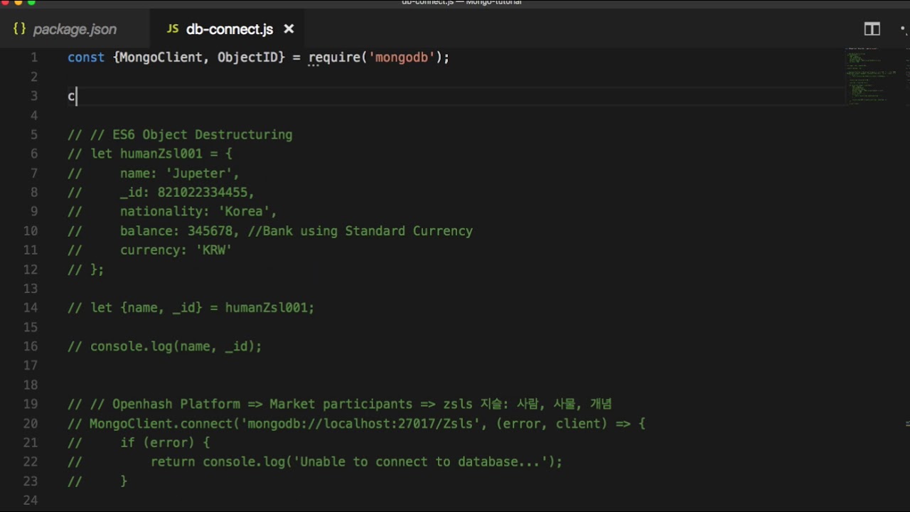 MongoDB 005 ES6 Object Destructuring YouTube MongoDB 005 ES6 Object Destructuring YouTube