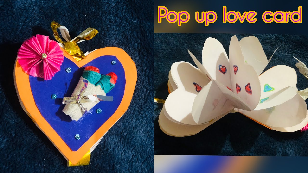 Special Love card gift//Simple diy//part1 - YouTube