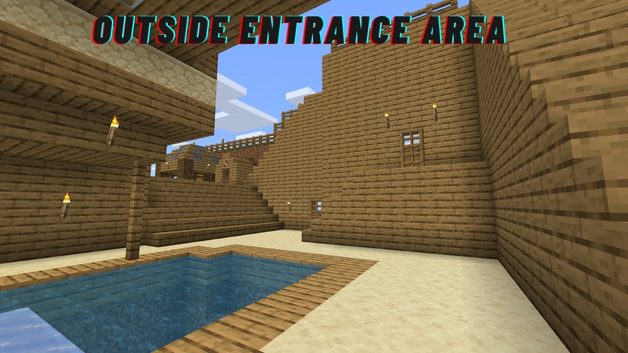 How To Build Stampy's Lovely World {26} Outside Entrance Area - YouTube