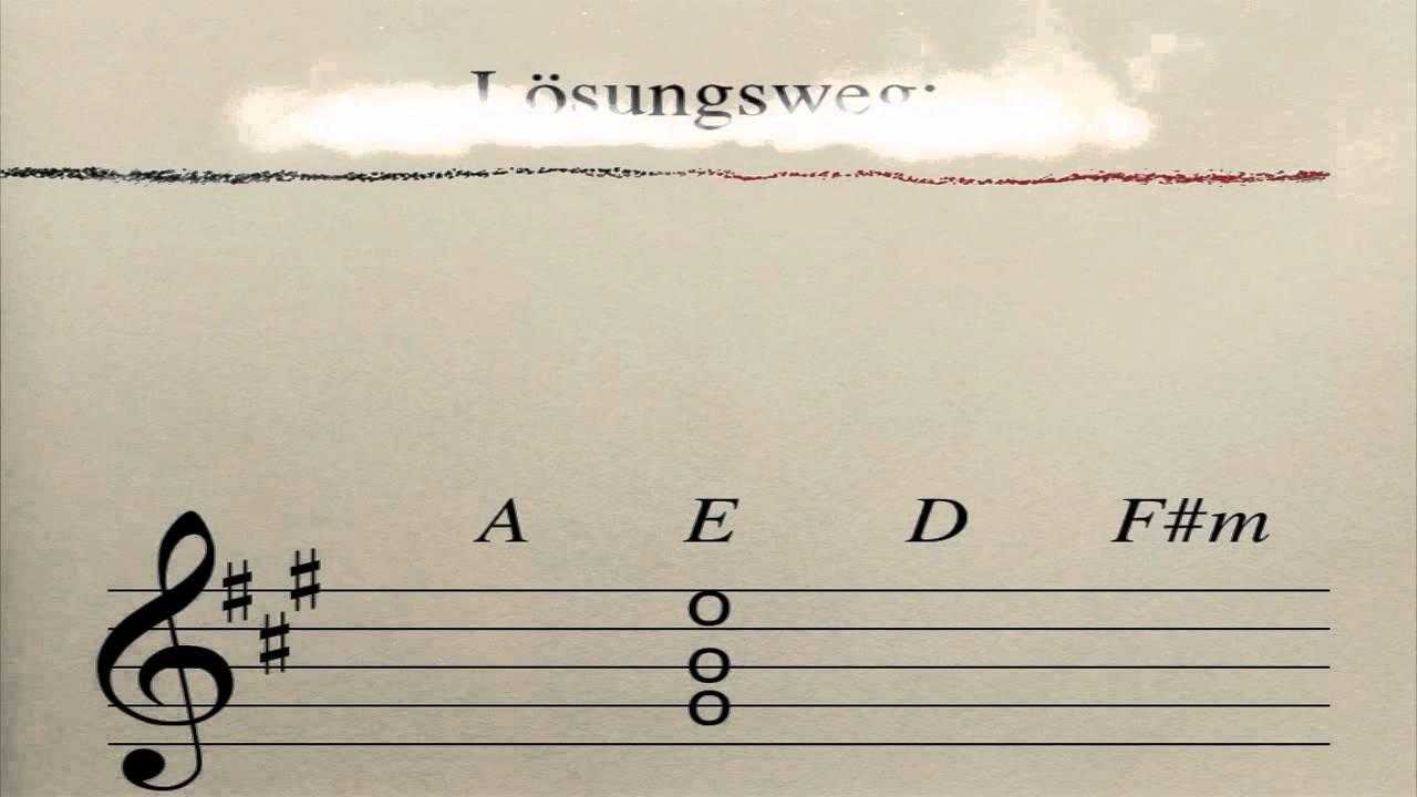 Musiktheorie: Wie funktioniert das eigentlich mit den Akkorden ...