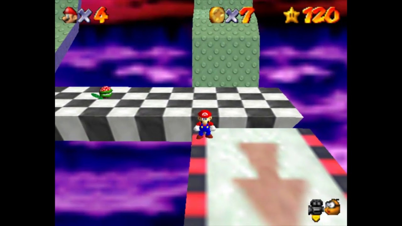 Super Mario 64 - The Long Jump after the Hill. - YouTube