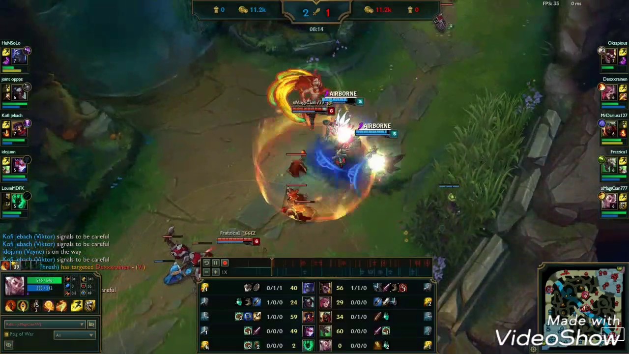 Lol top bot plays 2017 - YouTube