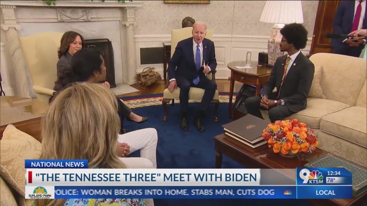 President Biden meets 'The Tennessee Three' - YouTube