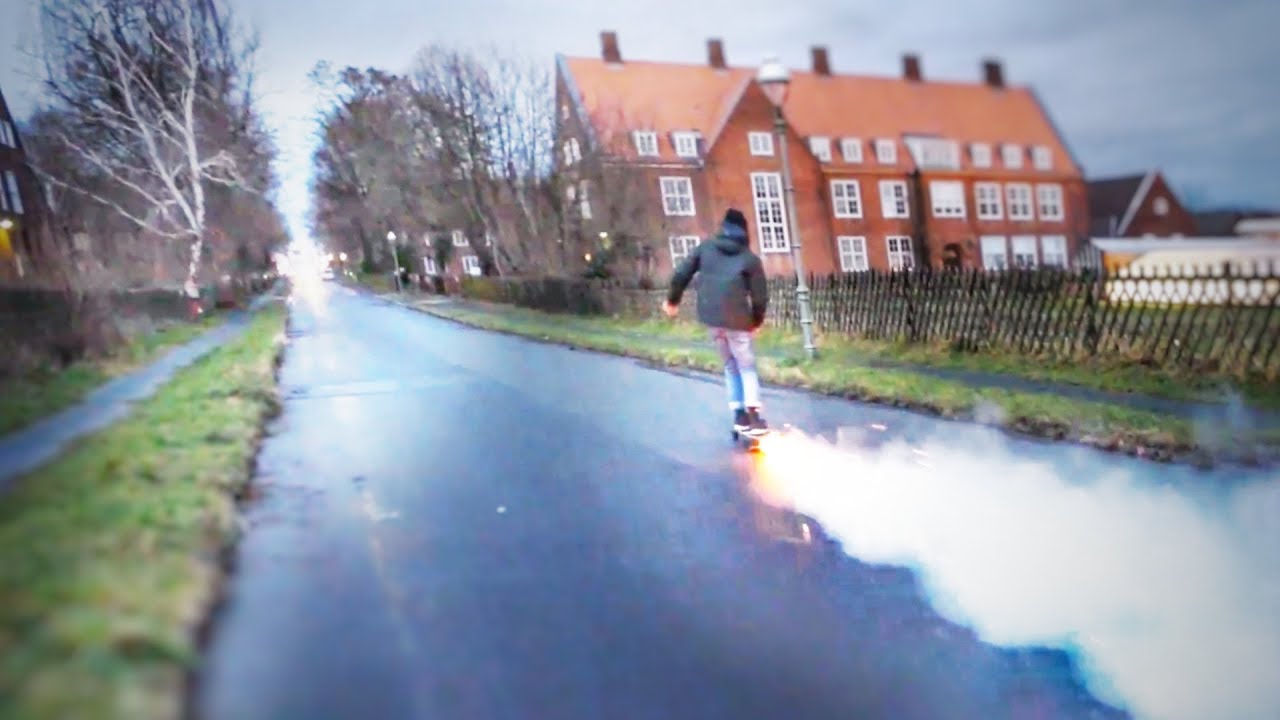 ROCKED POWERED LONGBOARD!!! [exploded] - YouTube
