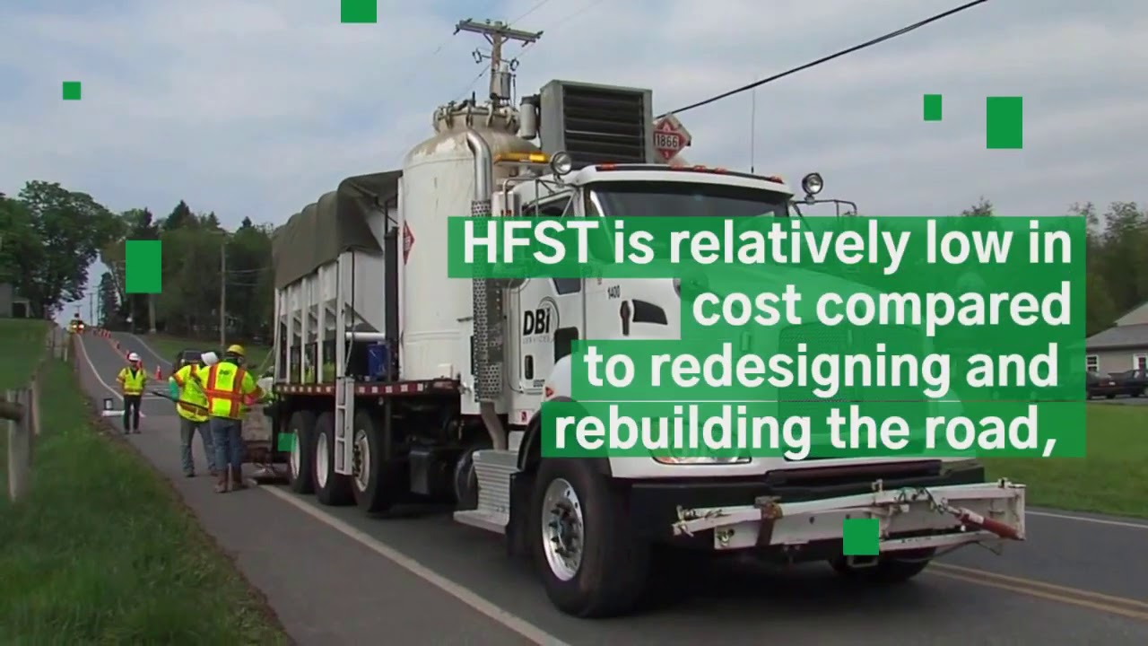 High Friction Surface Treatment (HFST) - YouTube