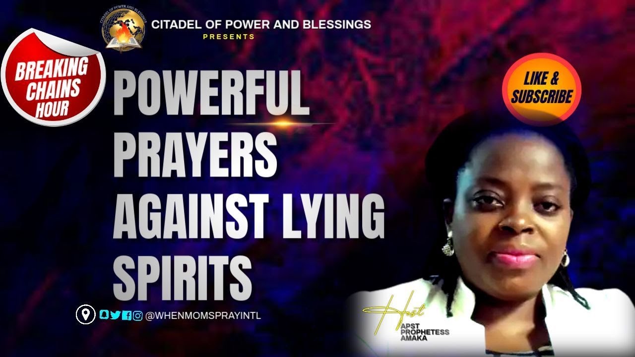 PRAYER AGAINST LYING SPIRITS - YouTube