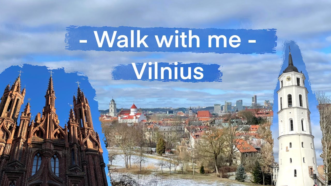 Walk with Me - Lithuania - A quiet walk through Vilnius in the morning ...