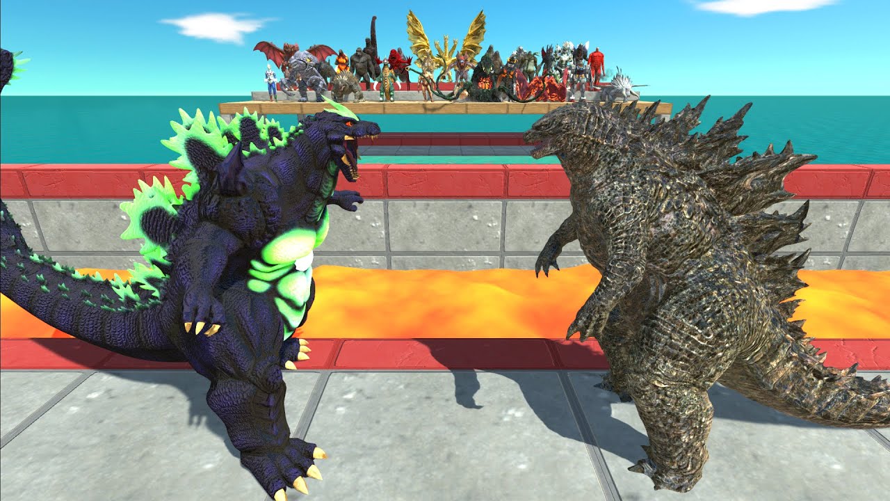 Battle In Giant Lava Pool | Super Godzilla VS Kaiju Monster - ARBS ...