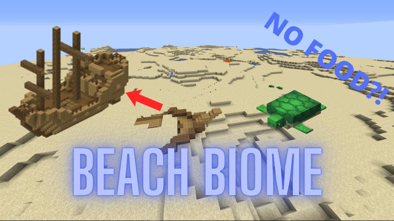 MINECRAFT, BUT IT'S ONLY A BEACH BIOME - YouTube