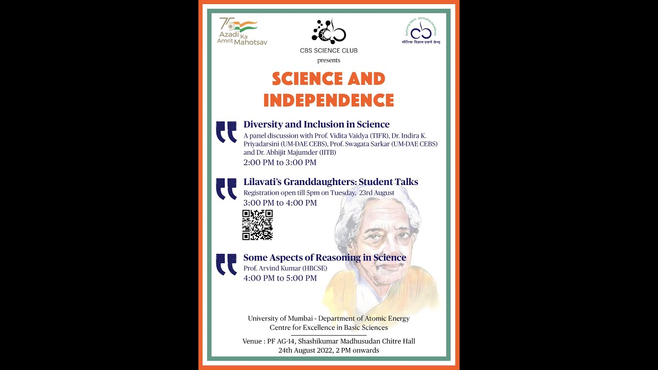 Science and Independence | UM-DAE CEBS | Azadi Ka Amrut Mahotsav - YouTube