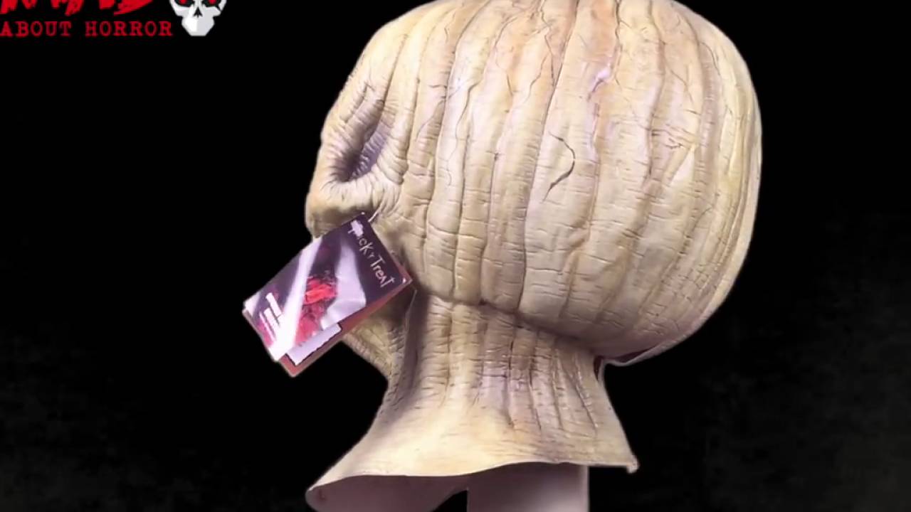 Official Sam Unmasked Mask, Trick r Treat movie - YouTube