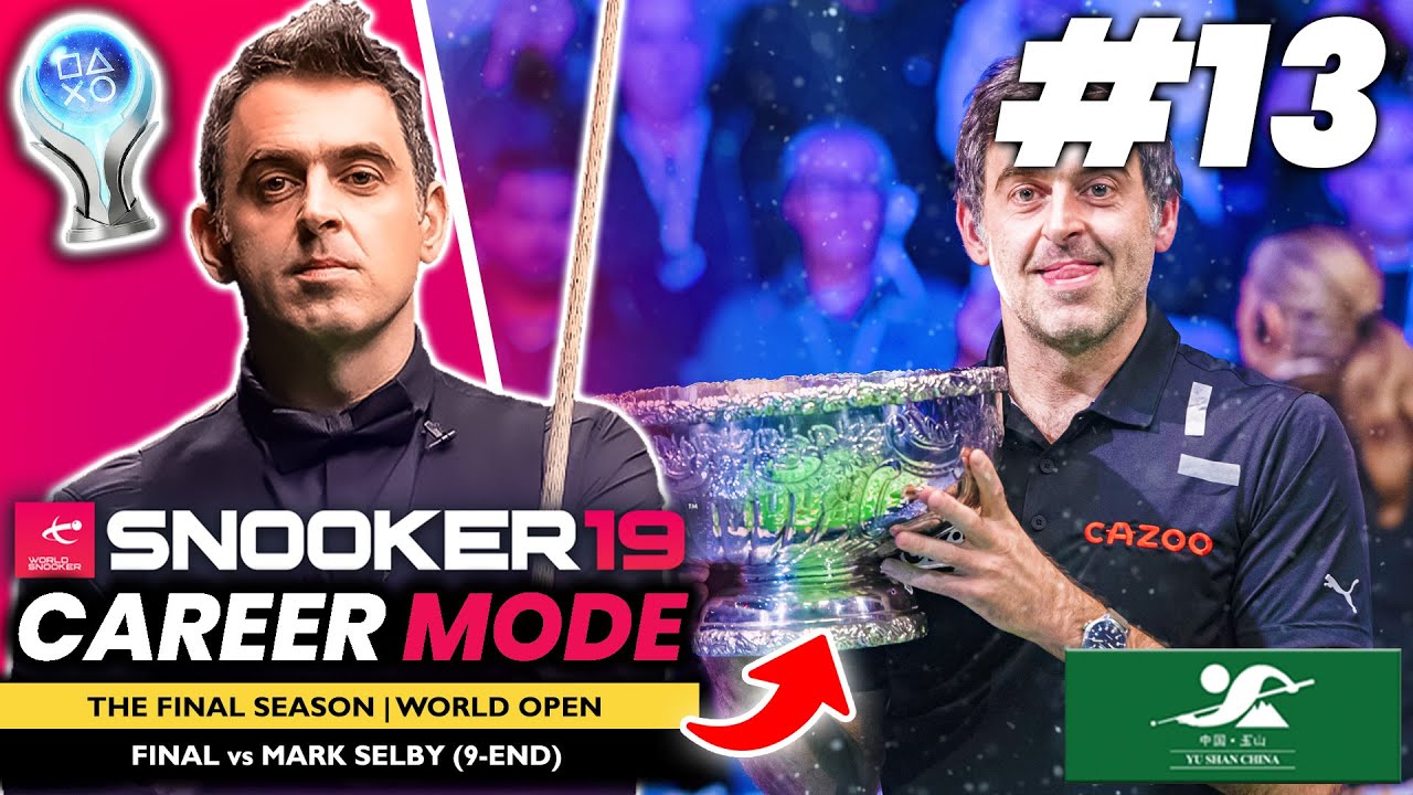 CAN WE WIN THE WORLD OPEN?! | Snooker 19 PS5 Ronnie O’Sullivan Career ...