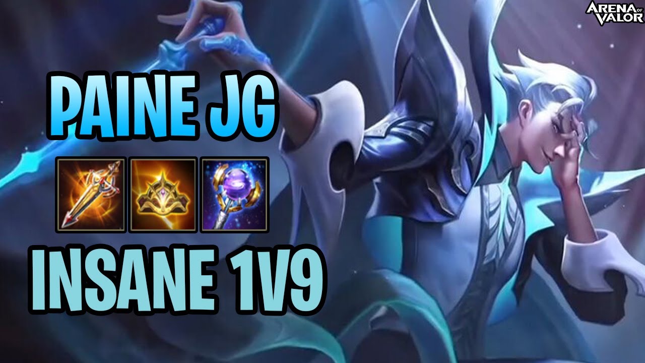 HERÓI MAIS FORTE DO AOV! PAINE JUNGLE 1V9 - YouTube