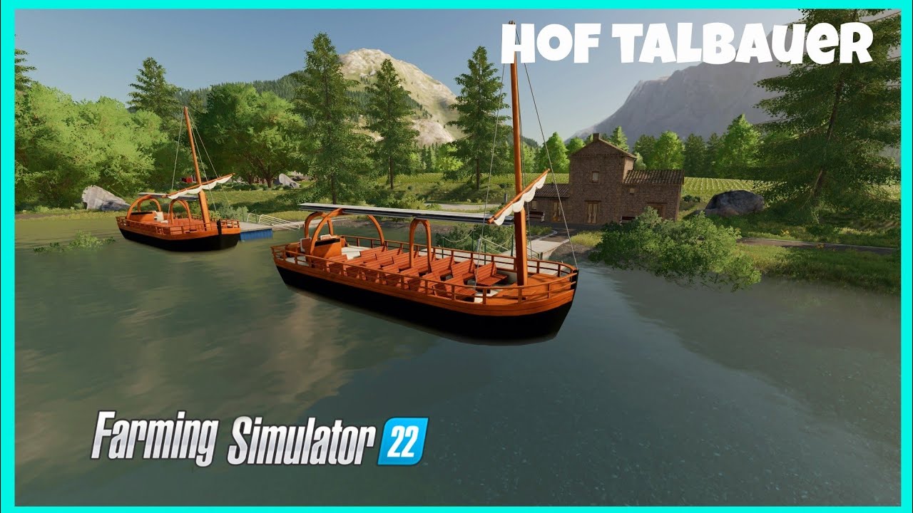 HOF TALBAUER - NEW MOD MAP: FARMING SIMULATOR 22 *FLY OVER* - YouTube