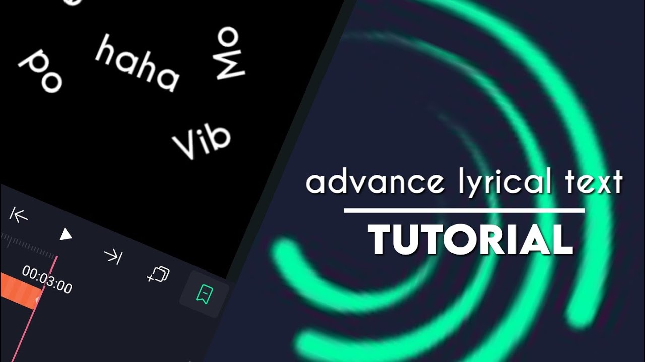 Advance lyrical text tutorial in Alight motion - YouTube