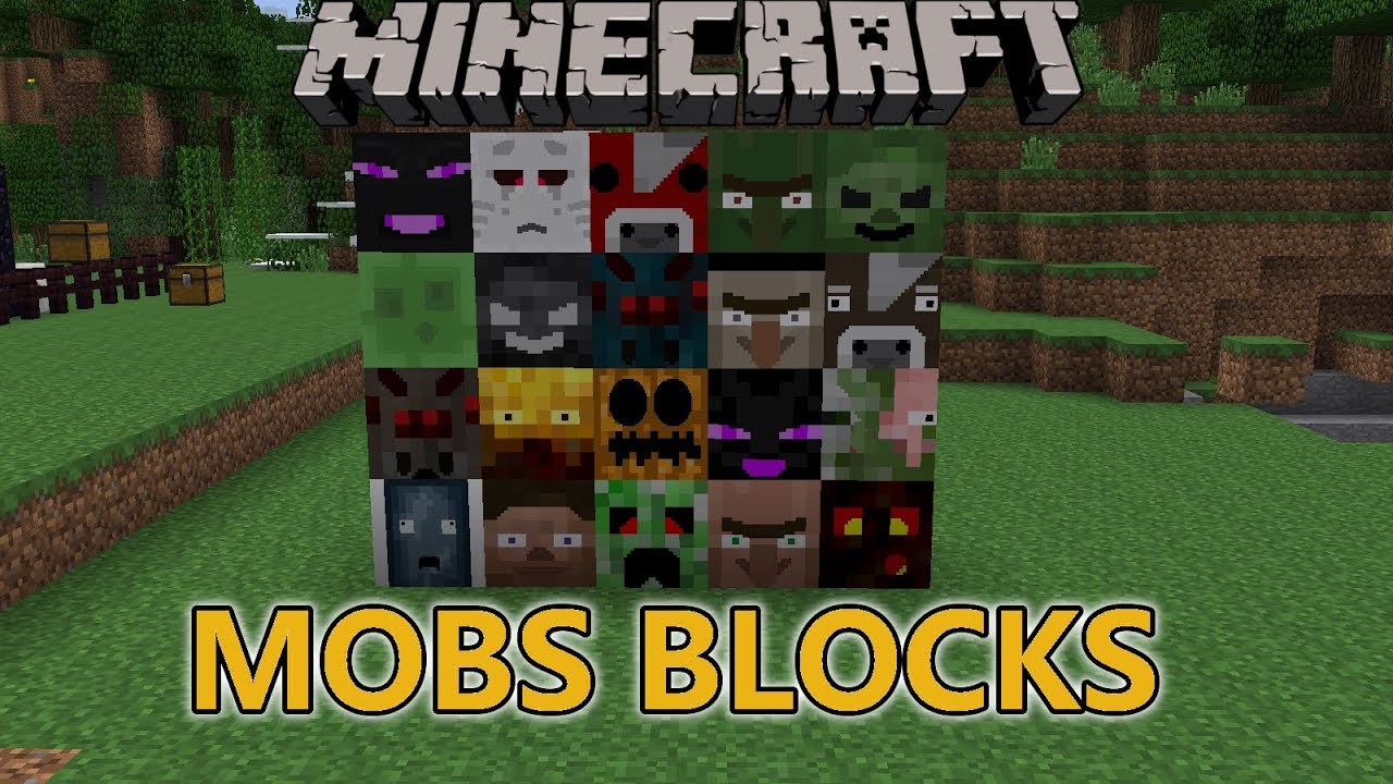 Minecraft MOBS BLOCKS MOD/ Effecte durch Minecraft Mobs Deutsch - YouTube