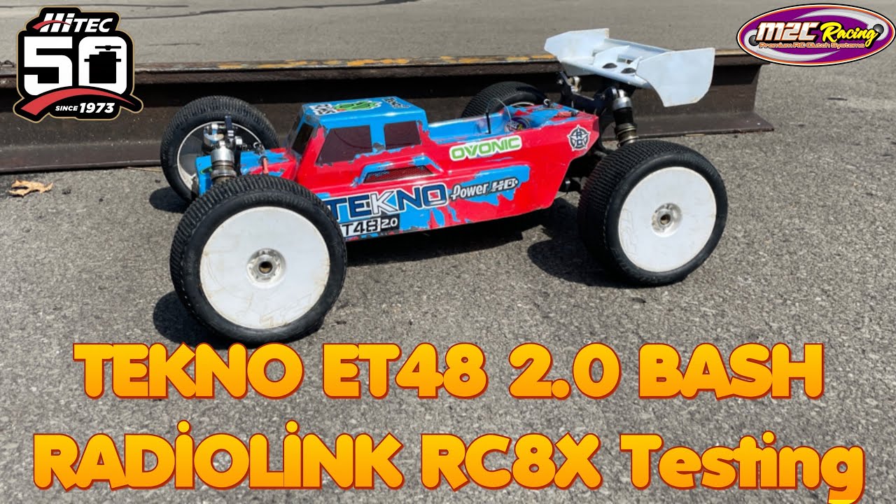 TEKNO ET48 2.0 BASH AND TESTING THE NEW RADIOLINK RC8X - YouTube