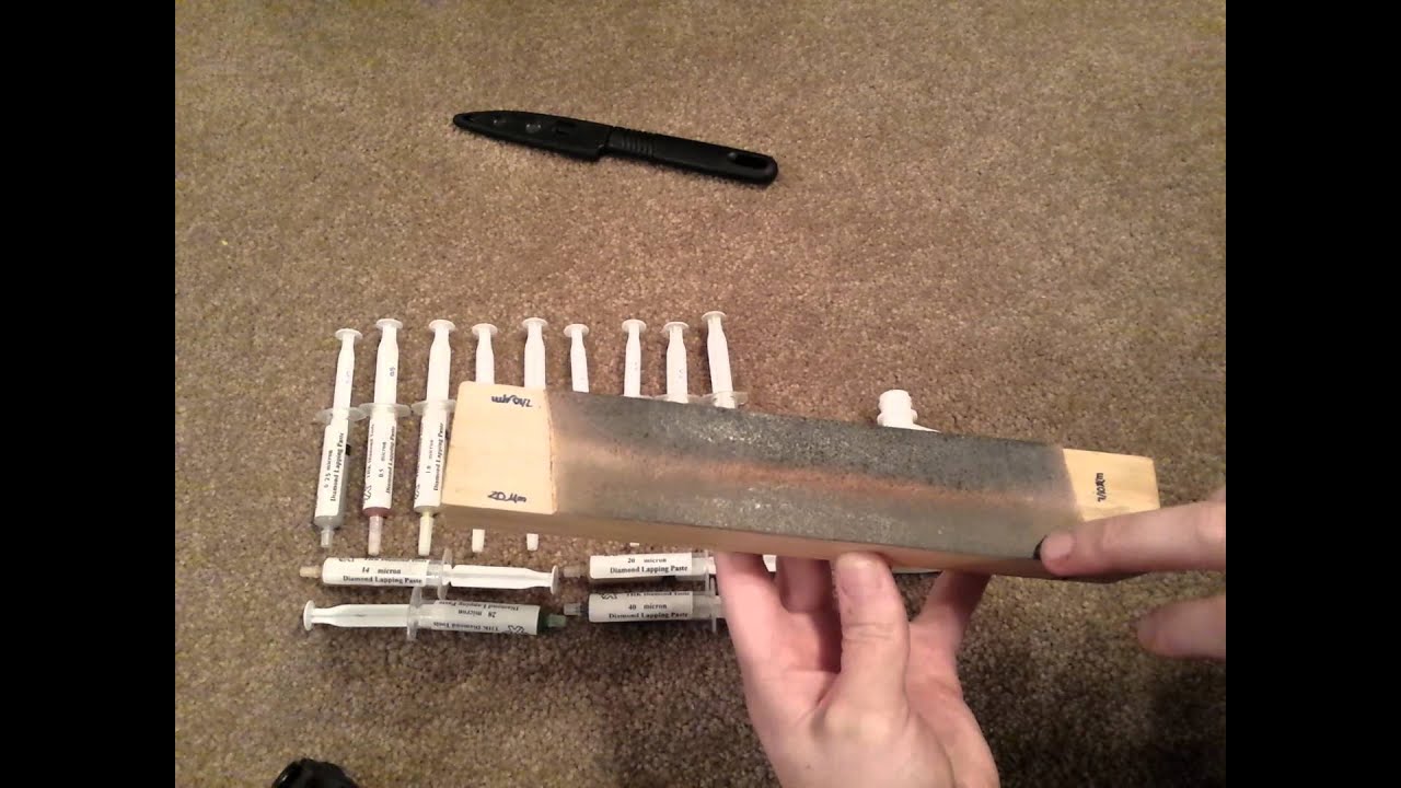 Stropping Compounds: Combining Grits - YouTube