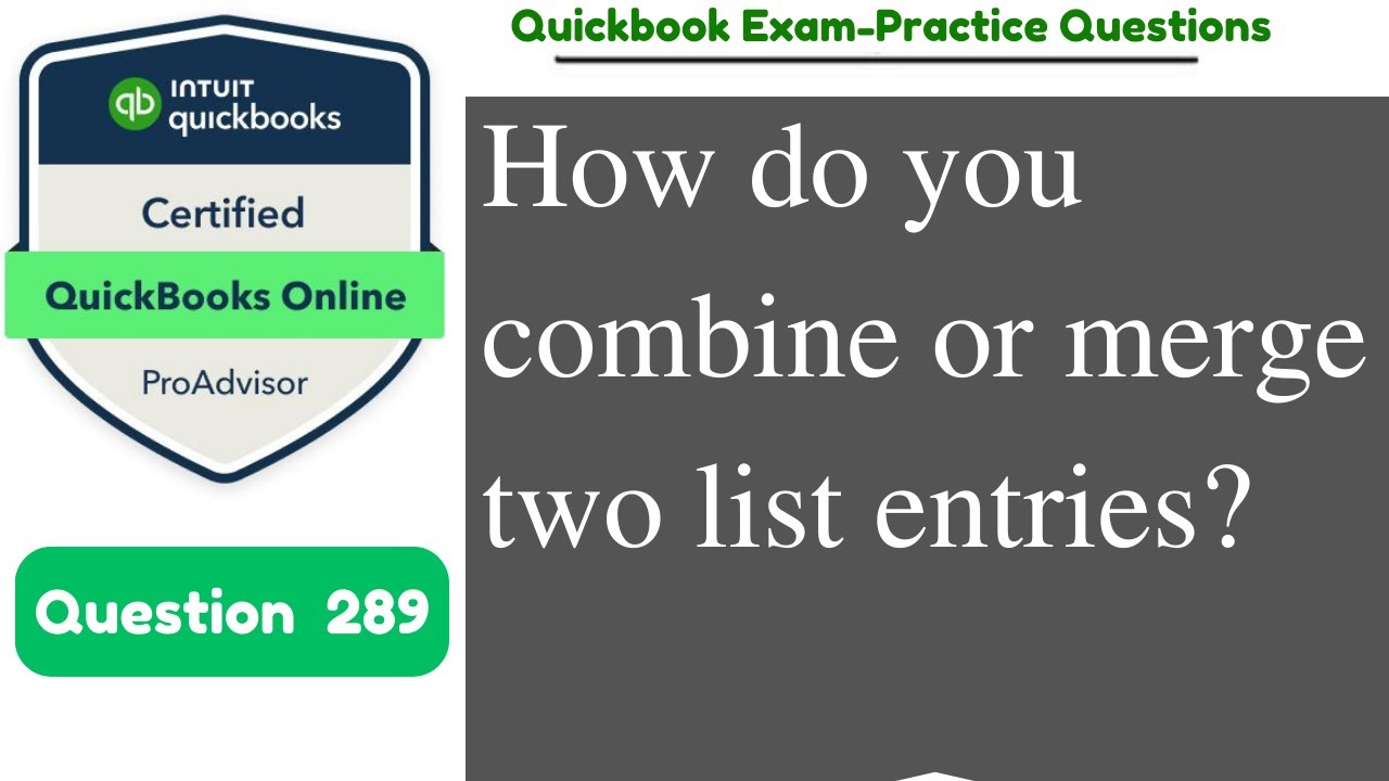 How Do You Combine Or Merge Two List Entries YouTube How Do You Combine Or Merge Two List Entries YouTube